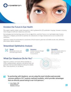 ARVO Conference Brochures | Voxeleron